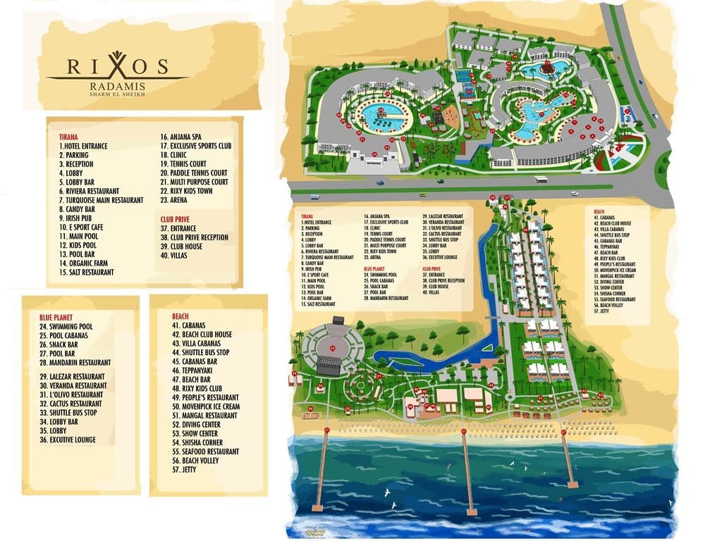Hotel RIXOS RADAMIS SHARM El SHEIKH, Egipt, opinie, zdjęcia, mapa, cena